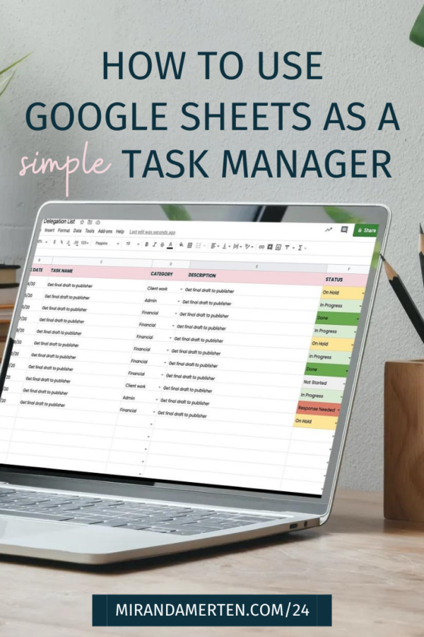 024: How To Use Google Sheets as a Simple Task Manager